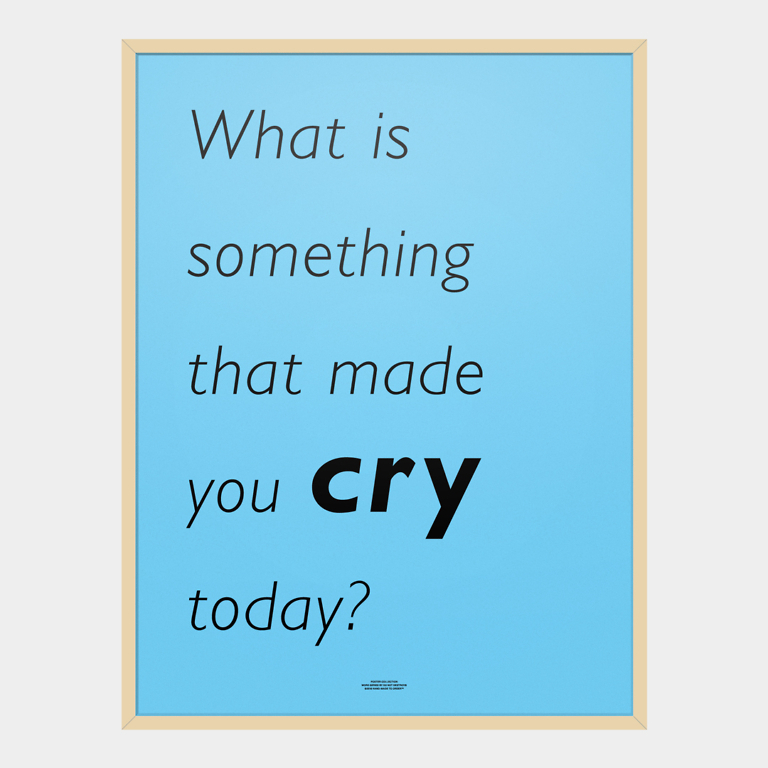 Word Series: What is something that made you cry today? - Do Not ...